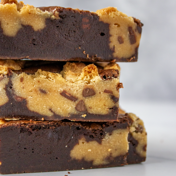 Meet the Classic Brookie Slab: Where Brownies and Cookies Collide