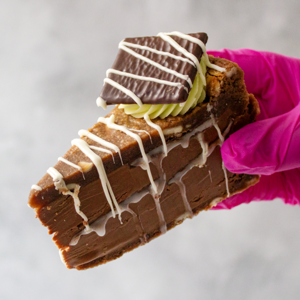 After Eight Cookie Pie Slice